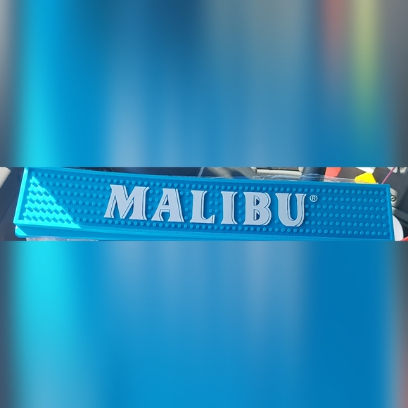 Vonpok | Other | New Malibu Bar Matt Blue Beer Matt | Poshmark